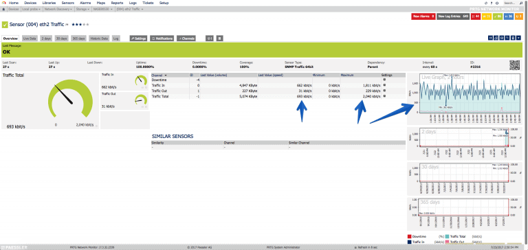 PRTG: How to monitor the status, disks, free space and much more from a ...
