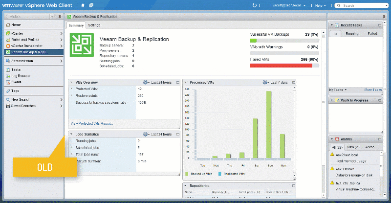 Veeam: Install or update to the new Veeam vCenter plugin from ...