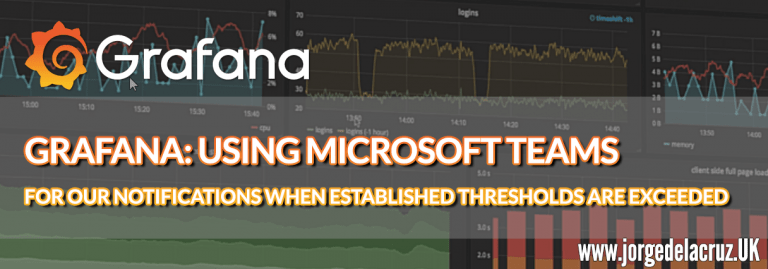 Grafana: Using Microsoft Teams for our notifications when established thresholds are exceeded ...