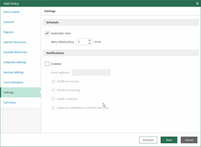 Veeam: An in-depth look at the new Veeam Backup for AWS - Creating Backup and Restore Policies ...