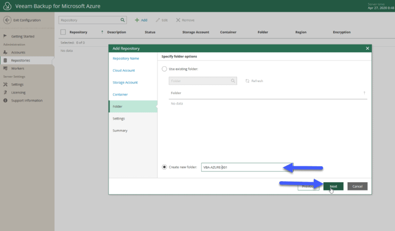 Veeam: An in-depth look at the new Veeam Backup for Microsoft Azure- Creating Backup and Restore ...