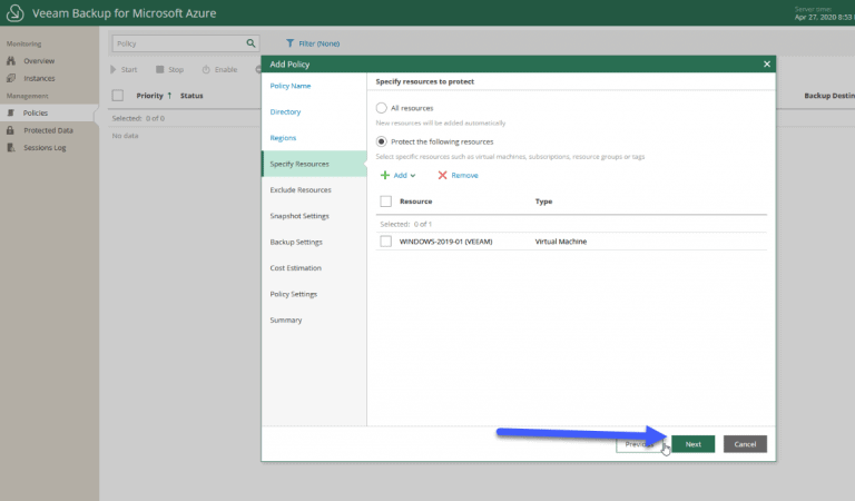 Veeam: An in-depth look at the new Veeam Backup for Microsoft Azure- Creating Backup and Restore ...
