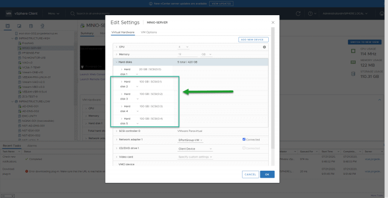 Veeam: How-to Deploy, and Configure MinIO with Erasure Coding Enabled ...