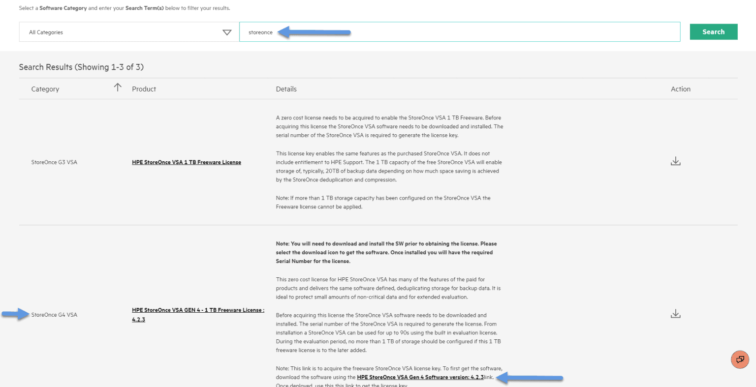 HPE: What is HPE StoreOnce? And how to download HPE StoreOnce VSA G4 in ...